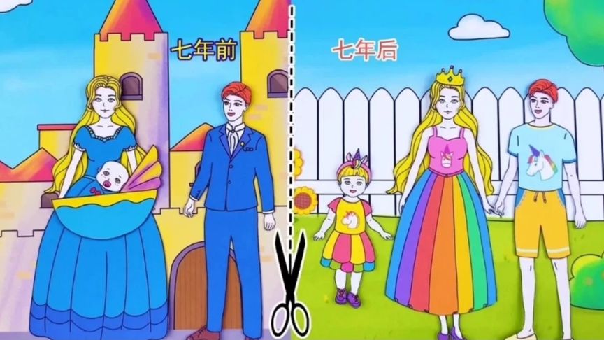 手绘定格动画:七年前捡到的小婴儿,终于长大了
