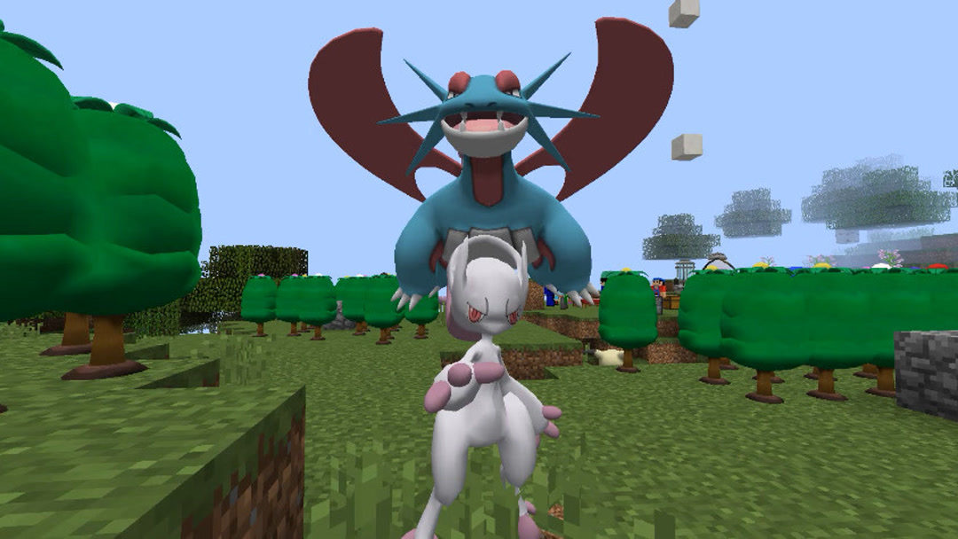 我的世界神奇宝贝59:暴飞龙大战超梦,一击反杀!