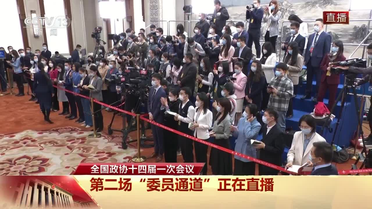 全国政协十四届一次会议第二场委员通道