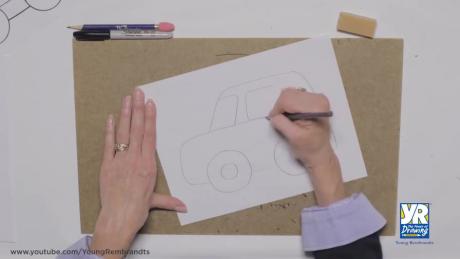 简单易学!教你画出一辆小汽车