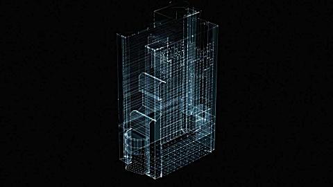 2894410_三维楼体线条生长动画