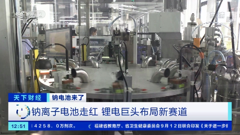 [天下财经]钠电池来了 钠离子电池走红 锂电巨头布局新赛道