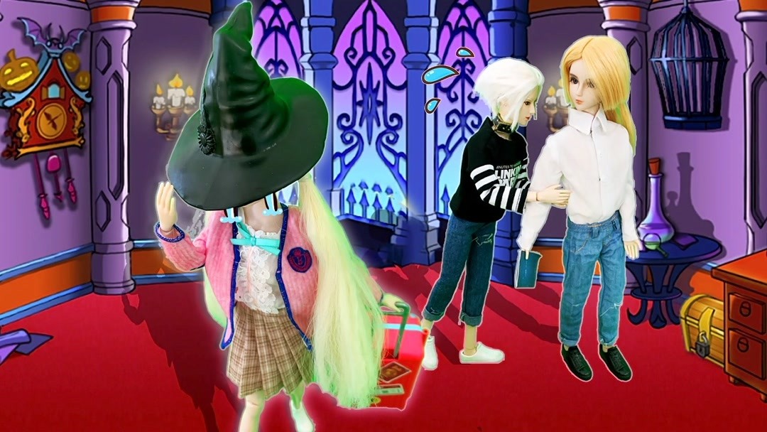 叶罗丽故事 莫纱考入魔法学校 测资质最差 带最大魔法帽被嘲笑