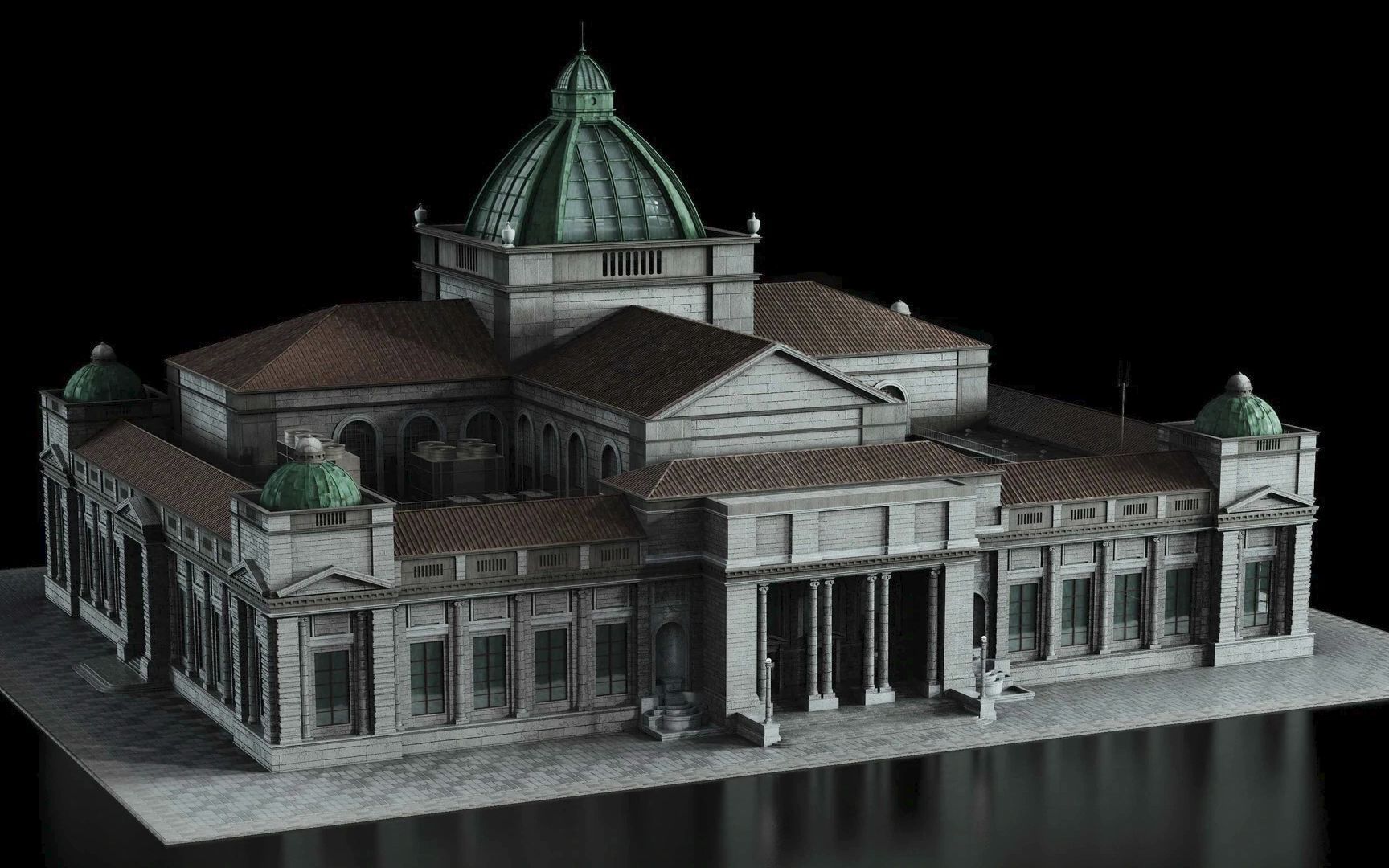 曼哈顿建筑3D模型现代城市模型kitbash3d manhattan