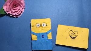 折纸教程:DIY超萌笔记本,看一遍就能学会!