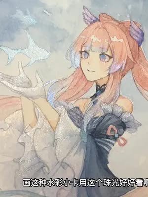 之前摸的一张线稿,终于迎来了上色。