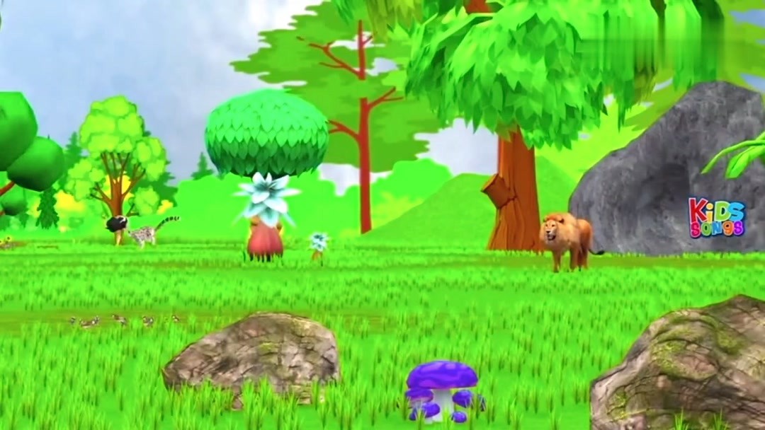 609育儿早教益智动画动漫教小朋友学习野生动物的