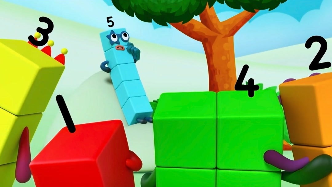 数字积木 搞笑动画:大家拿大怪兽没办法 只好找5哥想办法!