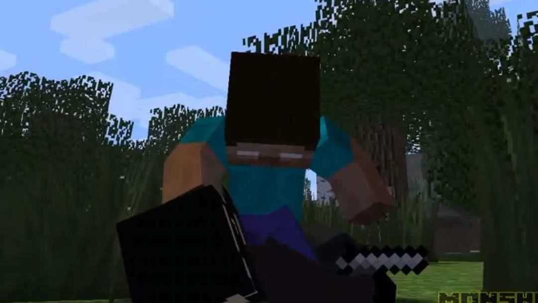 我的世界,HLM现身伸张正义,被匪徒手枪击杀