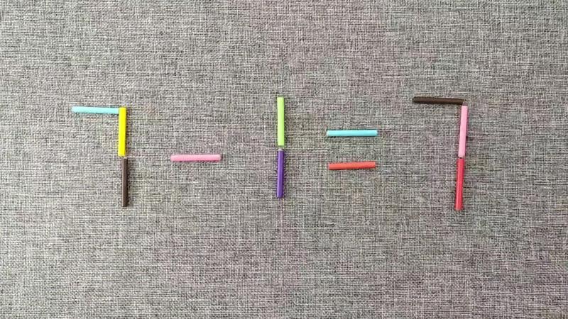 要移动1根木棒才能变为相等的等式 一道有趣的益智题