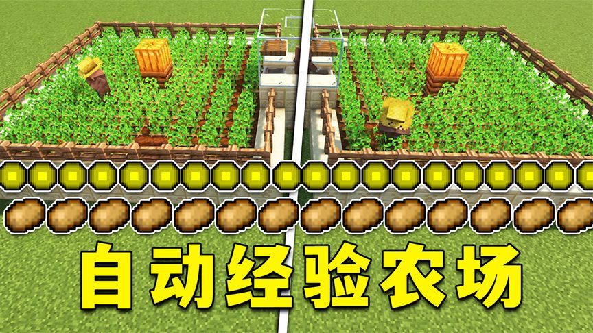 我的世界:自动农场,还能产.