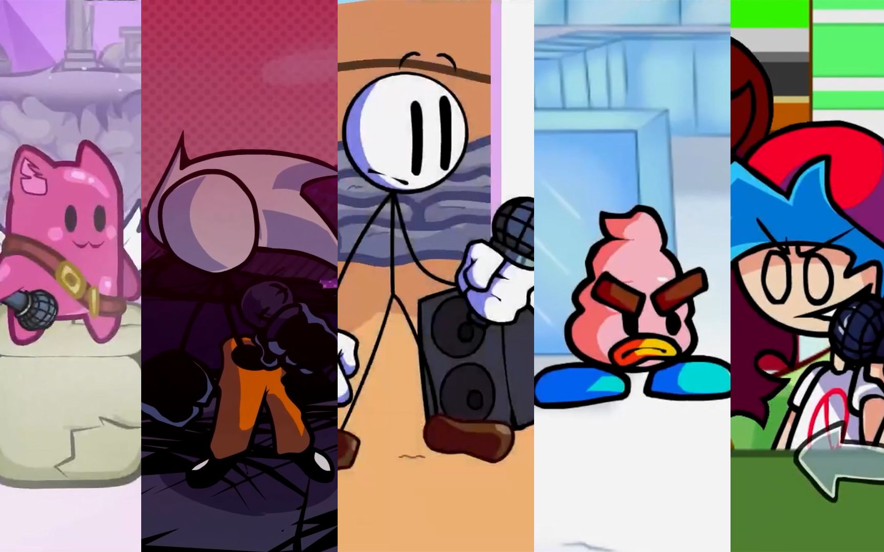 【FNF】童年回忆杀!小时候玩的flash小游戏竟然做成了模组?!