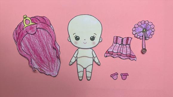 创意手绘教程:Q版叶罗丽茉莉仙子纸娃娃长这样,你喜欢吗?