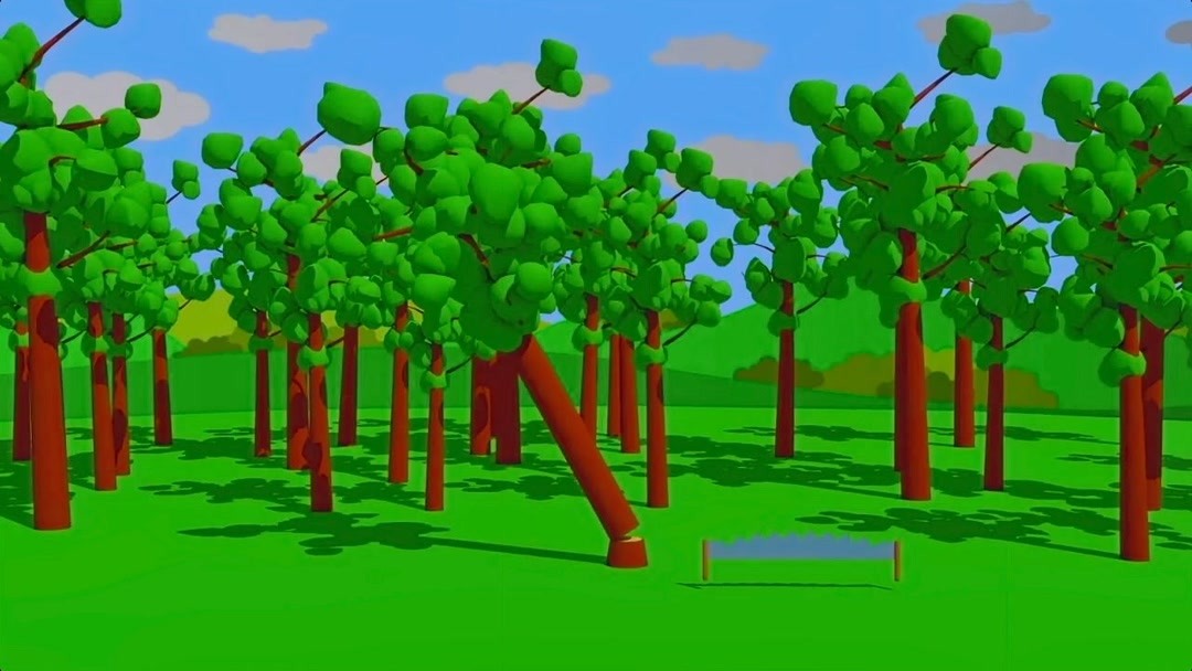 儿童动画,砍树造船,树还可以这样做
