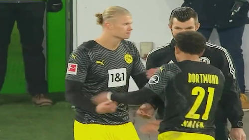 精彩回顾:德甲标志新设计准备上?哈兰德复出就秀LOGO射门