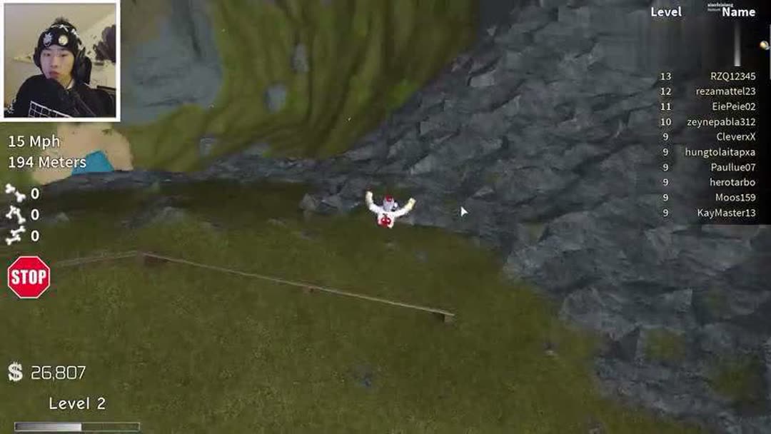 小飞象解说坠落模拟器疯狂木偶人爆笑体验高空蹦极！