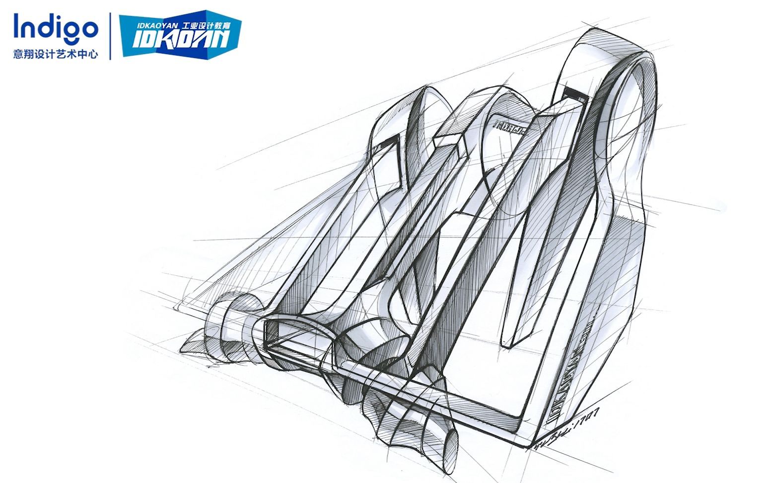 意翔工业设计手绘——机械结构表达