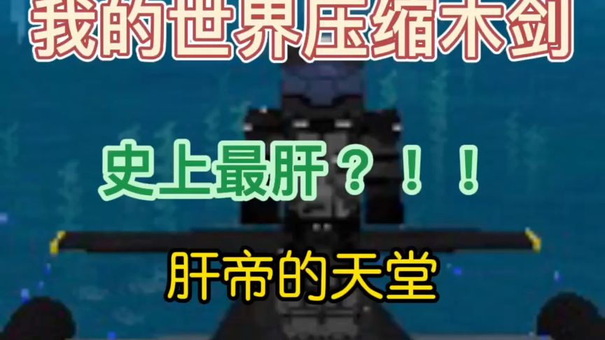 我的世界:史上最肝的模组之一压缩木剑 1