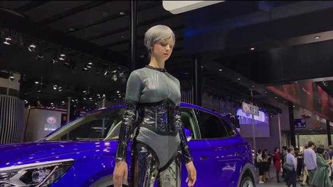 本届车展最有看点的模特,没有之一