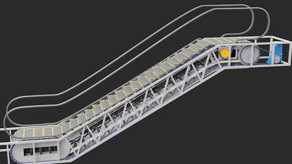 自动扶梯的构造和原理是怎样的?3D演示工作全过程,看完涨知识了