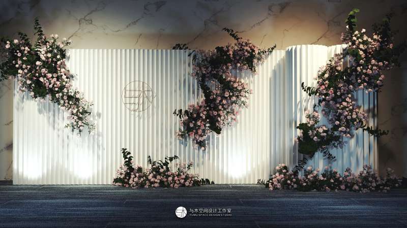 3d婚礼设计效果图 简约合影区制作教程
