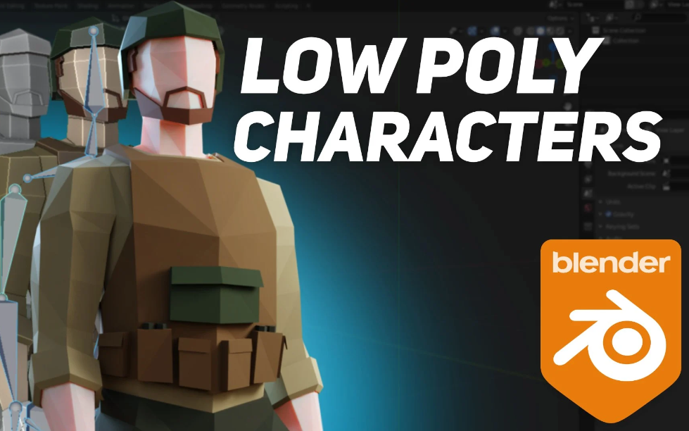 【中英】【Blende】Skillshare - Blender风格化3D游戏角色制作