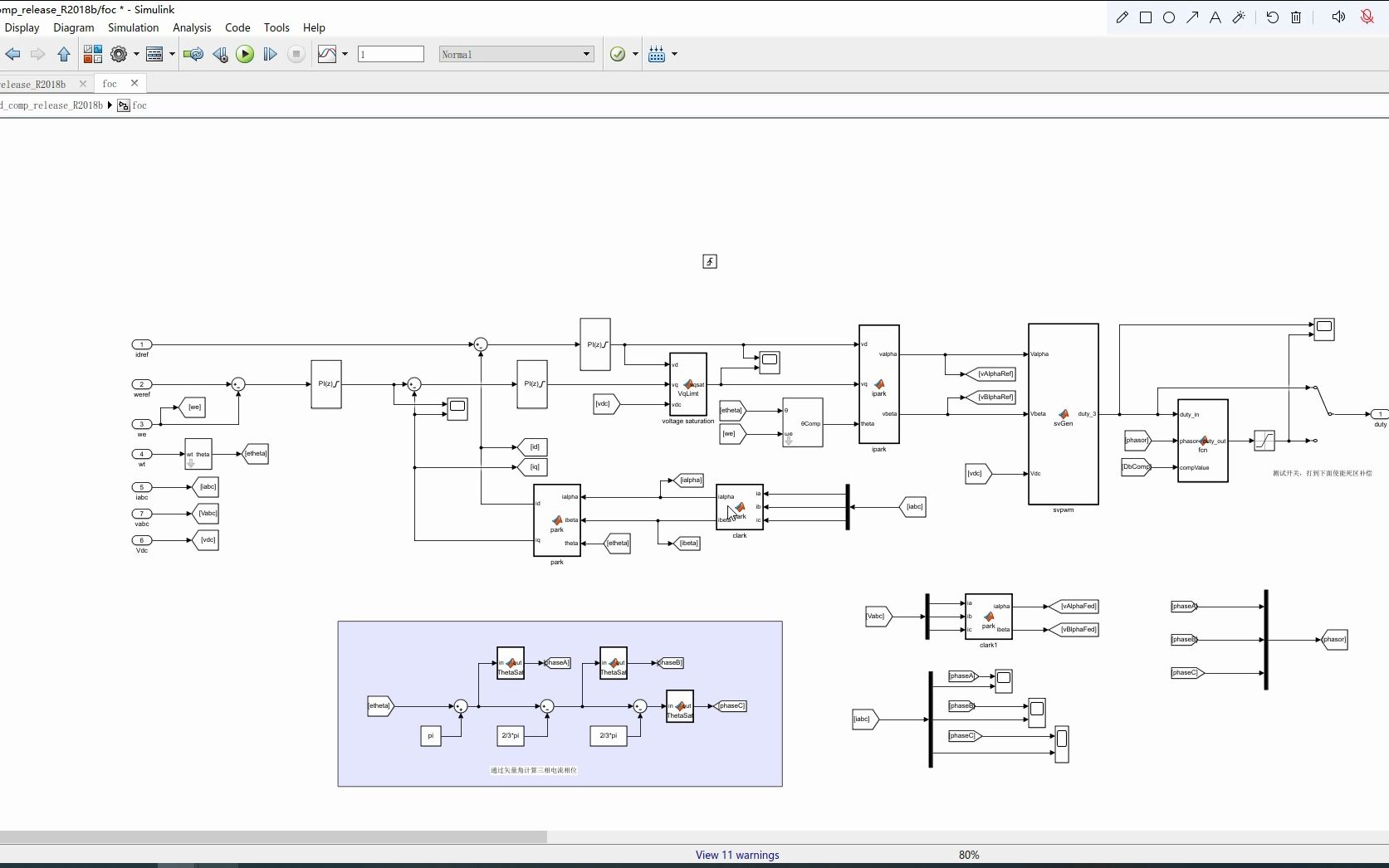同步电机死区补偿改善电流波形自适应补偿