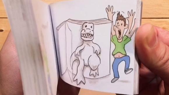 [翻页动画] 别瞎溜达了,寒假宅在家做本手翻书不香吗?!