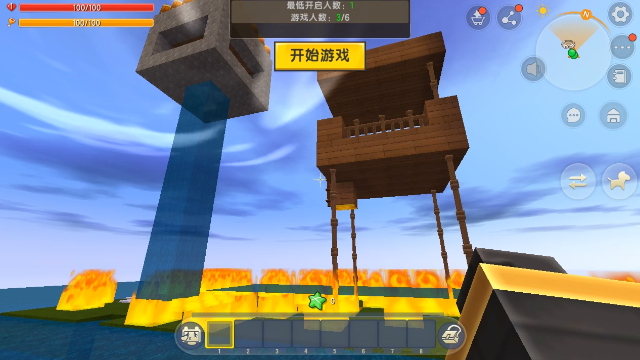 迷你世界:模拟自然灾害,没想到真的这么可怕