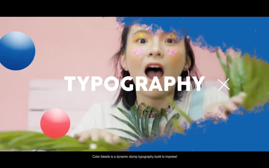 6428-水墨笔触晕染遮罩快闪文字标题节奏动感片头AE模板