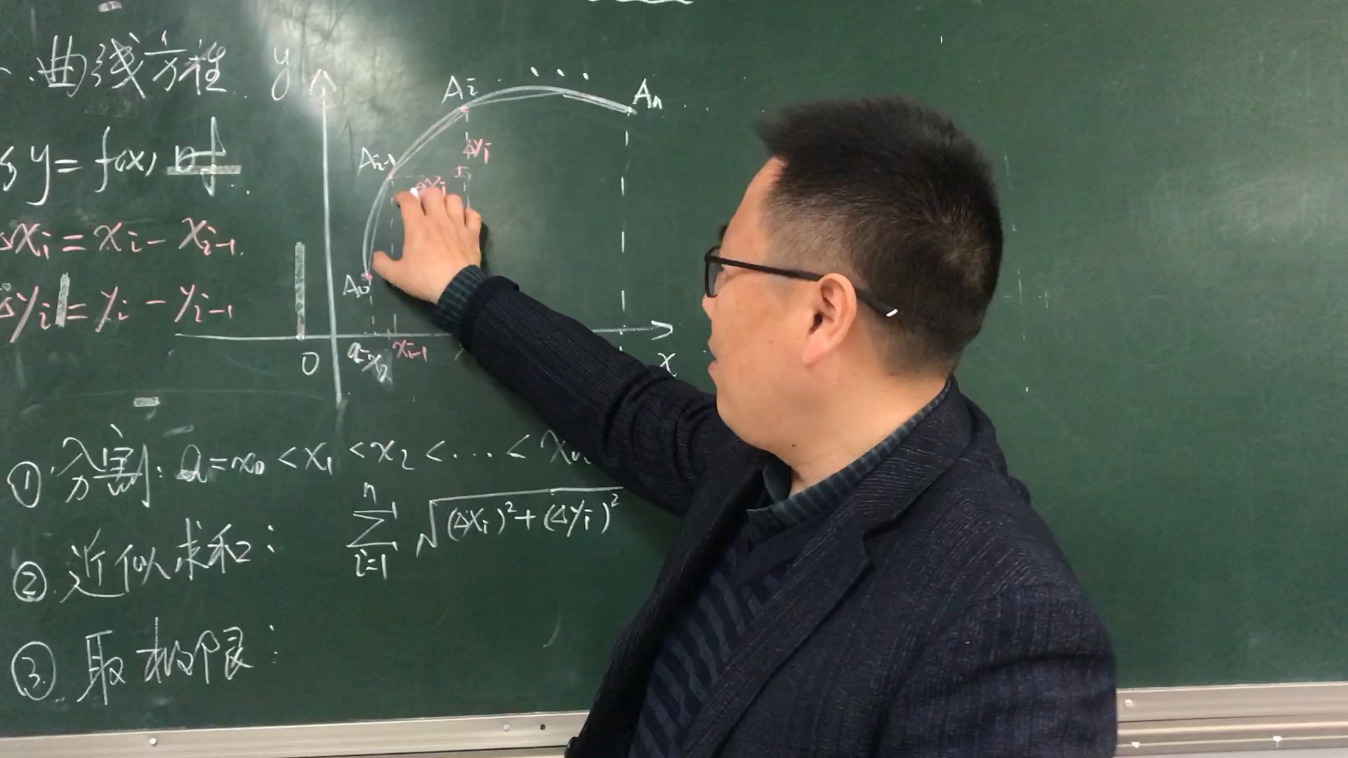 第41讲:微积分上-定积分的应用2(求平面曲线弧长)