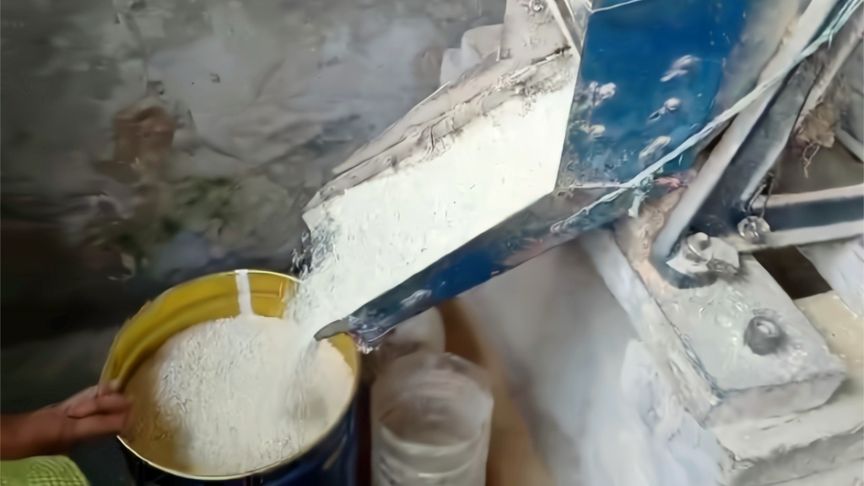 你谷子变成大米的过程吗?小陈带你去看看,城里人肯定没见过