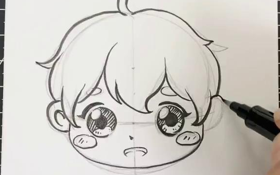 【绘画】一个简单好画的Q版小头像画法教程～