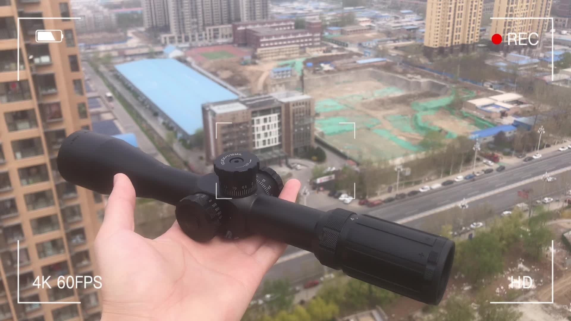 用真实绝地求生15倍镜在楼顶观察目标什么感觉?体验下高端倍镜