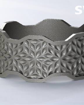 SolidWorks教程SW实战营滚花图案手镯的建模过程#SolidWorks教程#