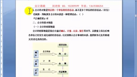 2016福建会计基础视频教程