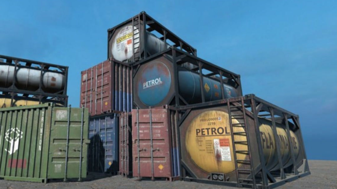 3dmax/Unfold3d/SubstancePainter-集装箱模型全流程教程。