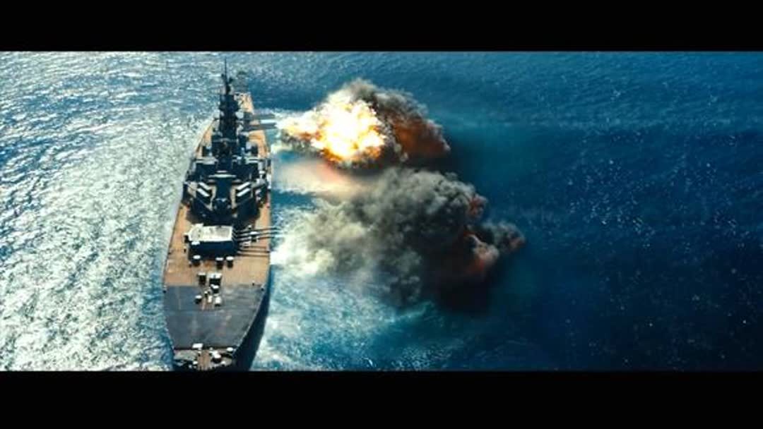 科幻片:密苏里号战列舰用《孙子兵法》战术声东击西摧毁外星舰船