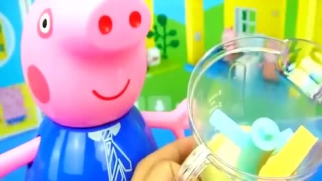 儿童益智早教动画, 小猪也想吃水果, 在里面放了好多水果