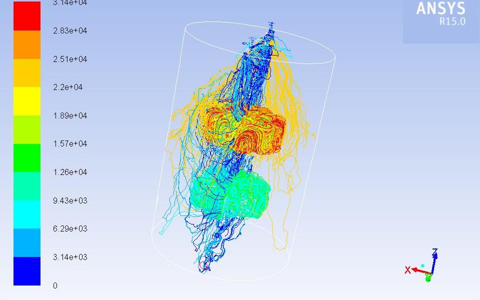 【案例275:FLUENT滑移网格-容器搅拌-化学反应】QQ280819829