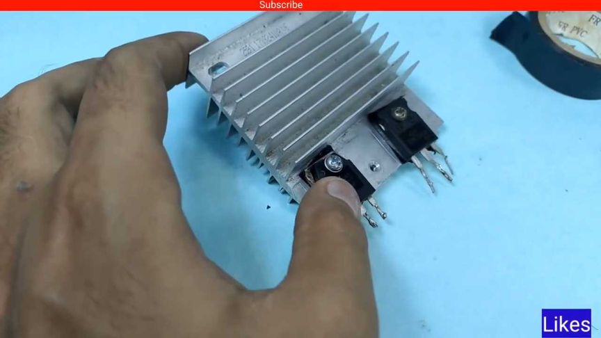 使用双不间断电源变压器IGBT制造了5000瓦强大的12V至220伏逆变器