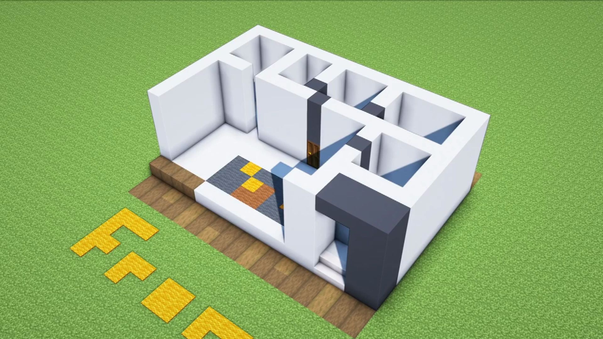 如何在我的世界建造一个紧凑型现代化的别墅