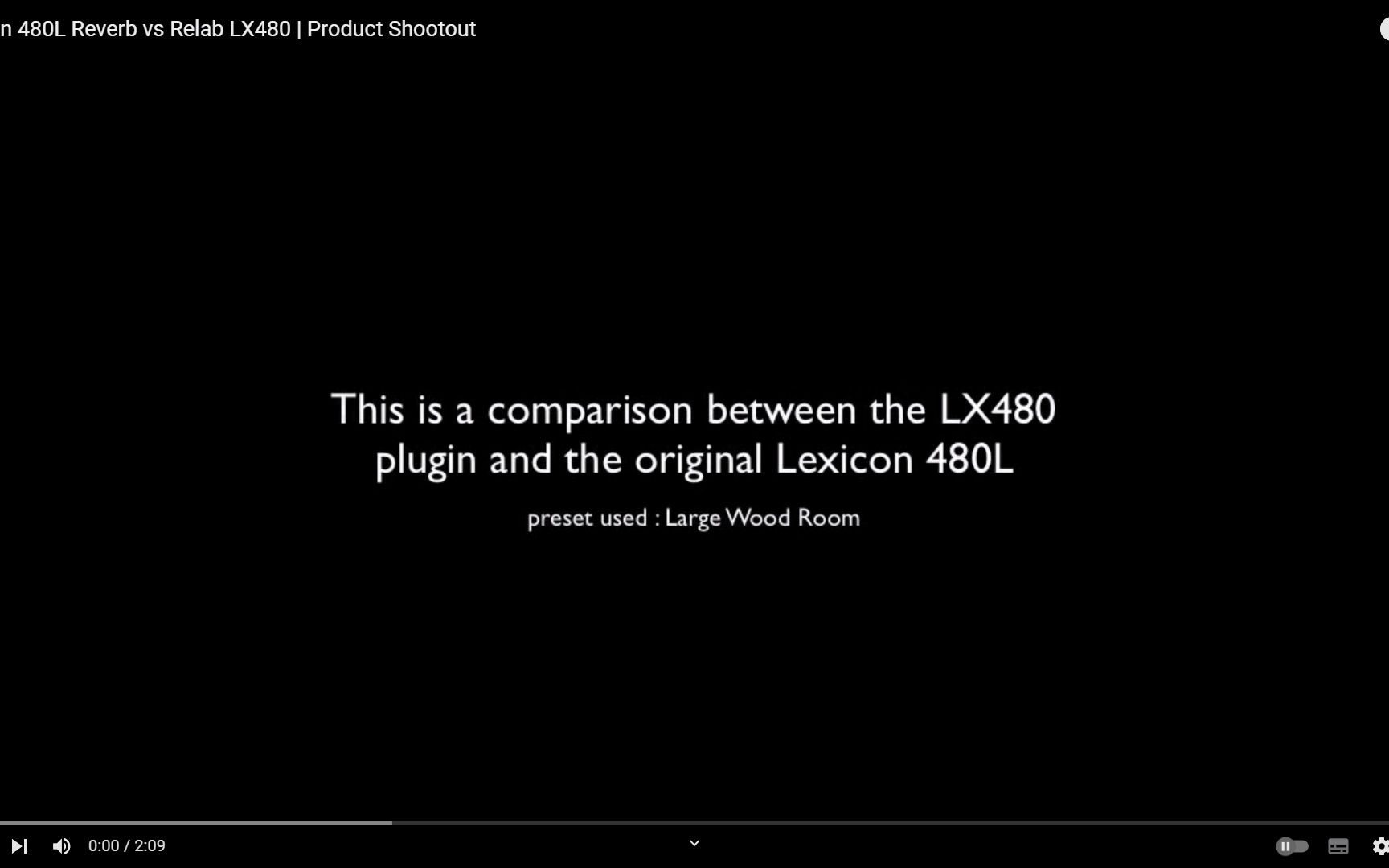 传奇混响 ReLab LX480 Complete
