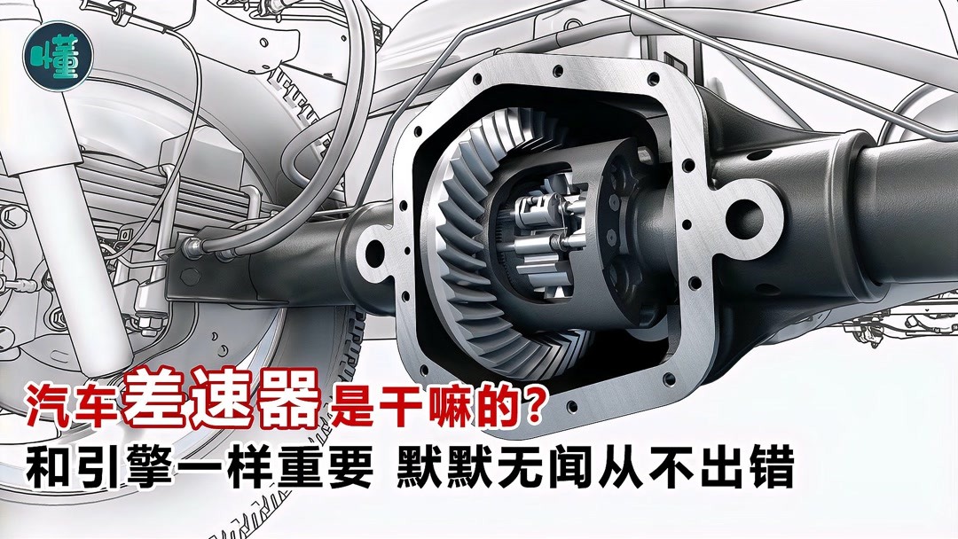 汽车差速器是干嘛的?和引擎一样不可缺少,默默无闻从不出错