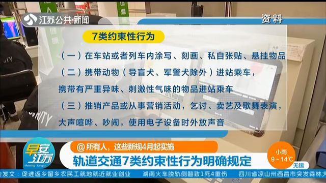 @所有人,4月起这些新规将影响你我的生活!