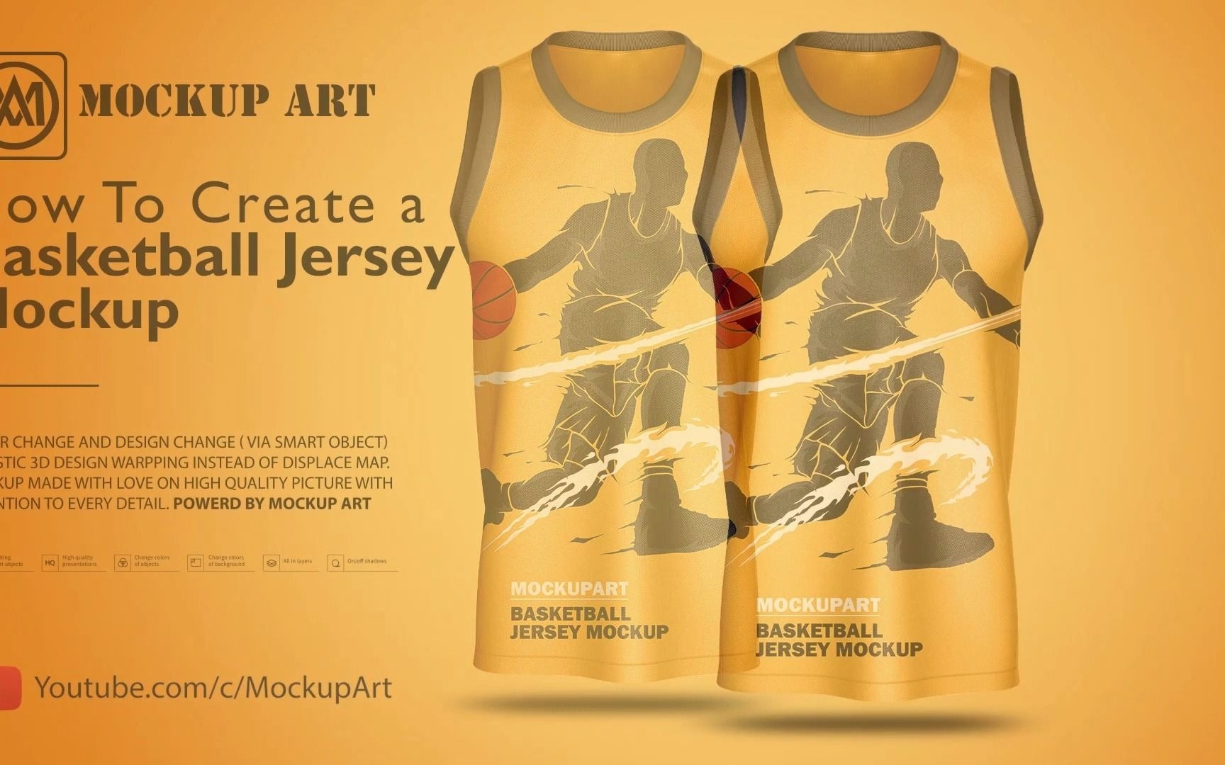 【ps教程】篮球队服样机制作教程mockup教程