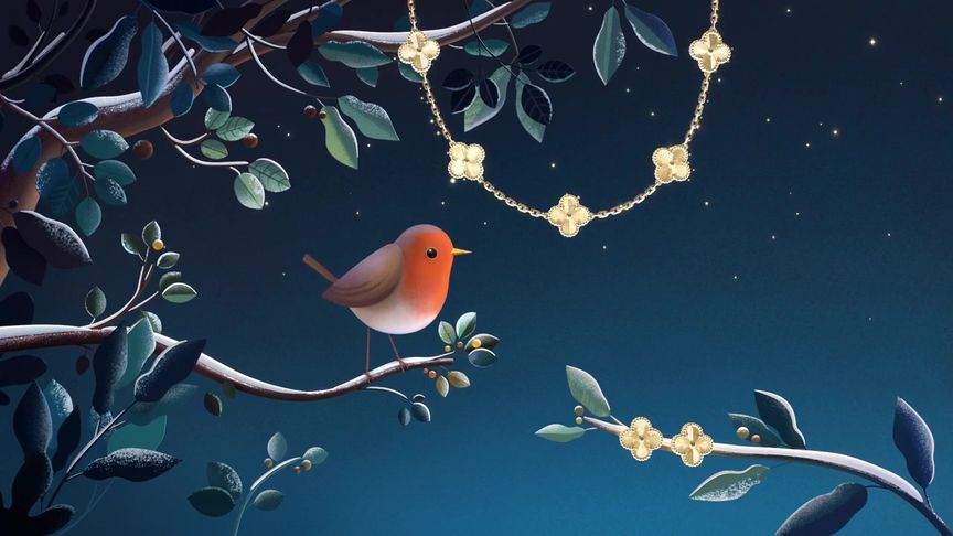 法国奢侈品牌梵克雅宝2018冬季Alhambra系列珠宝宣传视频