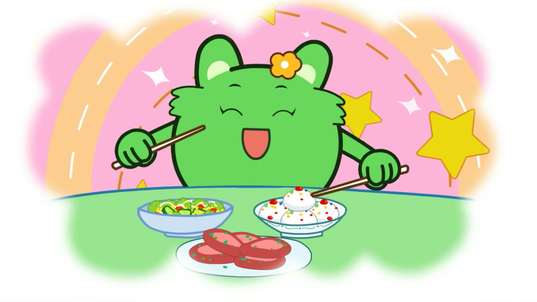 咕力咕力:吃自助餐,宝宝好习惯动画,你知道餐桌上礼仪有什么吗