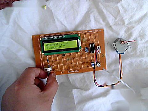 STC12C单片机 电位器伺服电机 模拟跟随器 步进电机 角度控制 电机随...