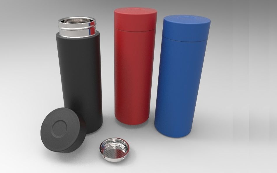 中望3D保温杯设计渲染实例教程